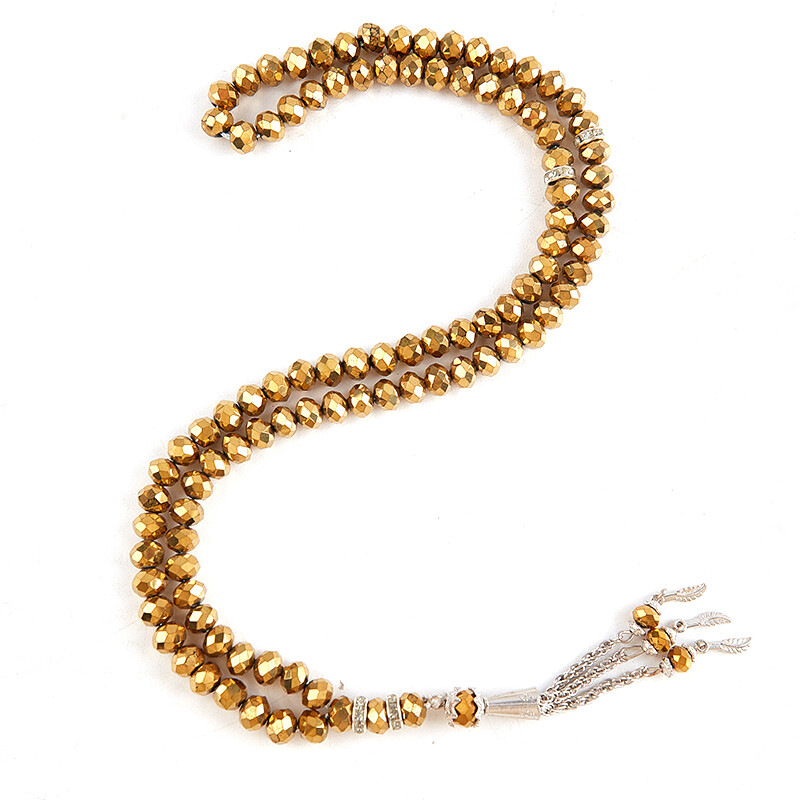 8mm 99 Beads Crystal Prayer Beads Tasbih Tasbeeh Masbaha Bracelet ...