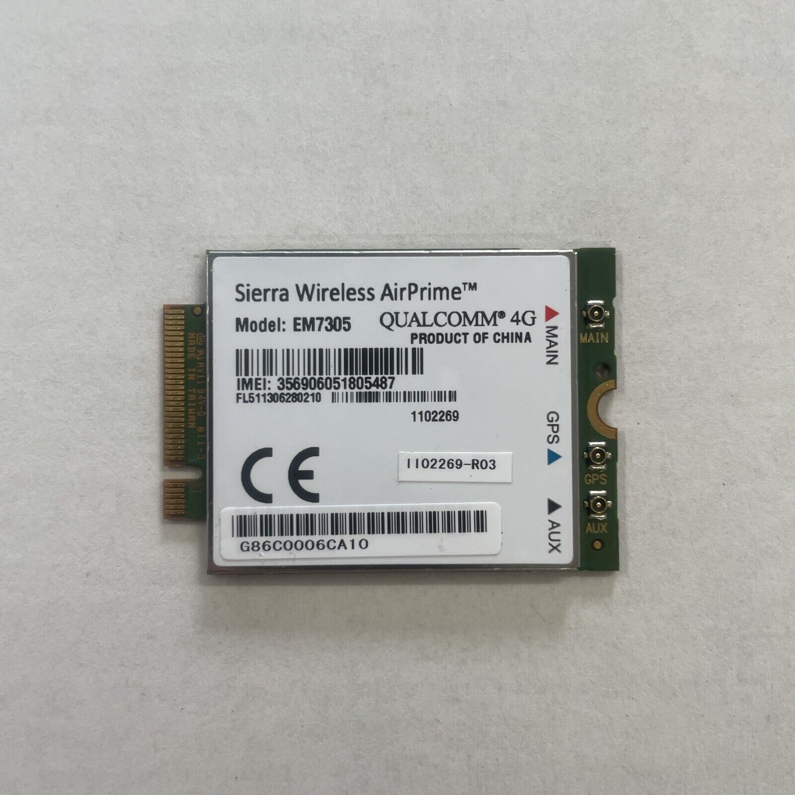 Genuine Qualcomm Sierra Wireless AirPrime EM7305 4G Module PCIe M.2 ...