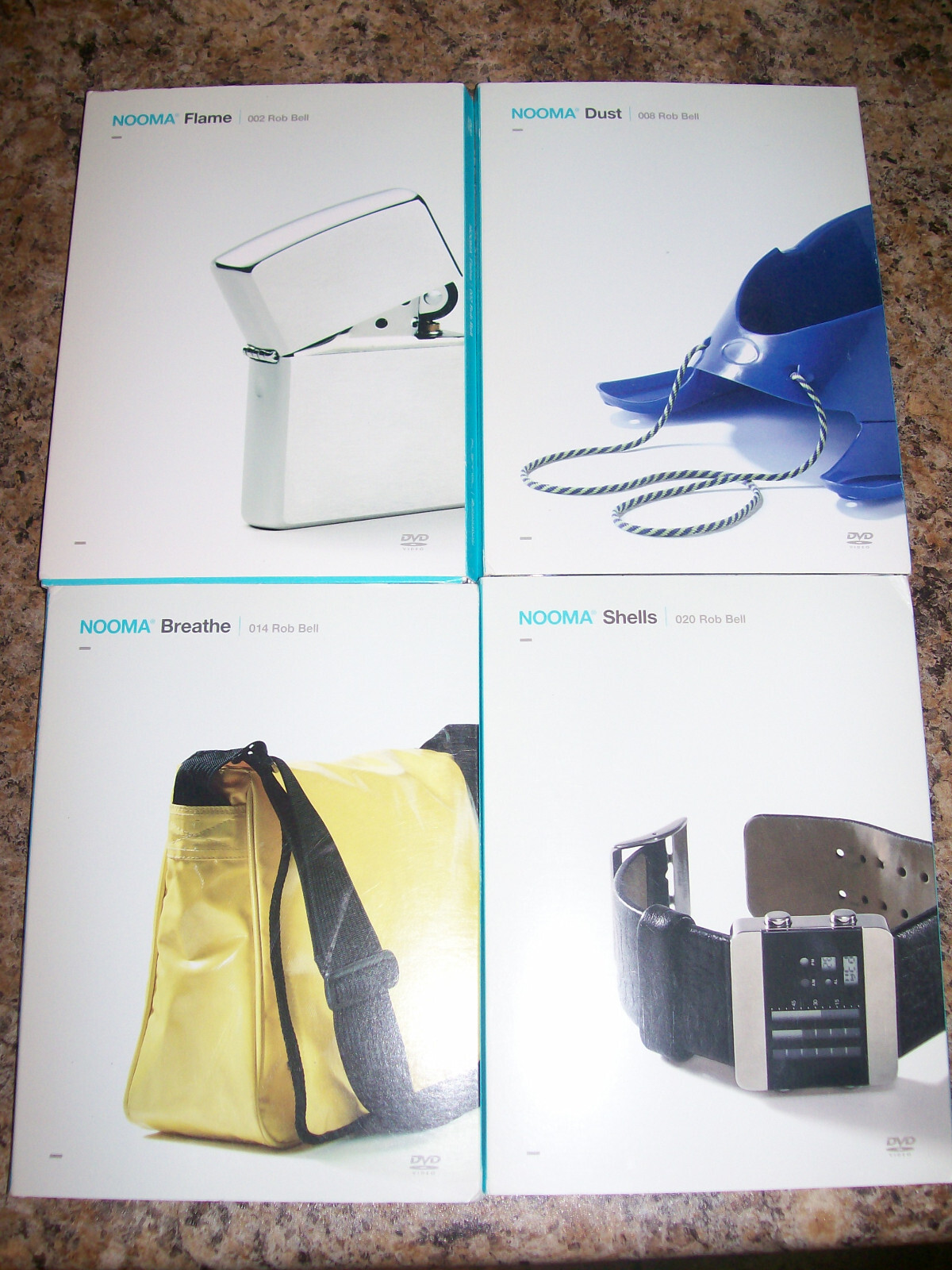 NOOMA DVD Collection Volumes 002, 008, 014, 020 - Rob Bell - Christian ...