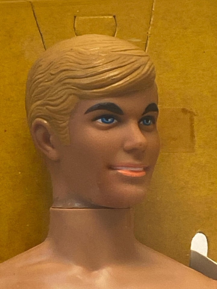 VINTAGE 1970 BARBIE THE SUN SET MALIBU KEN DOLL NRFB 1088 CARD HEAVILY ...