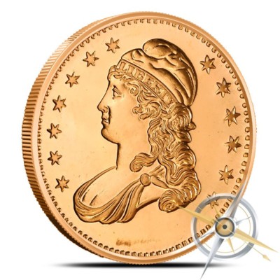 1 oz Copper Round - Capped Bust Half | eBay