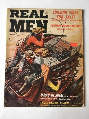 Real Men - Volume 1 Number 8 - May 1957 | eBay