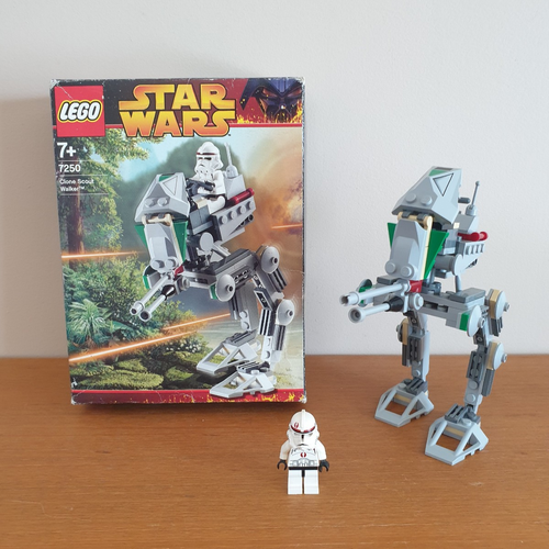 LEGO Star Wars 7250 - Clone scout walker (2005) boite complet sw0130 | eBay