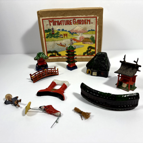 Antique Miniature Garden Made in Japan 5431 Original Box | eBay