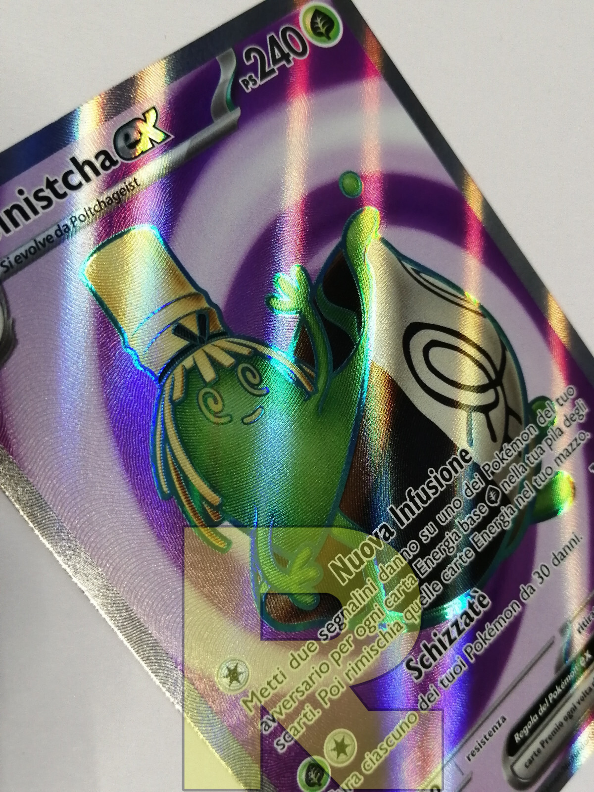 Sinistcha EX ® Crepuscolo Mascherato 189/167 ® Rara Full Art ® Pokemon ...