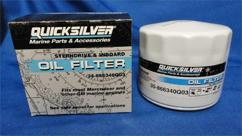 MERCRUISER 866340Q03 - Cross reference oil filters