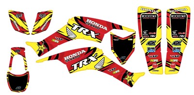 Fits Honda TRX 400 1999 01 02 03 04 05 06 2007 graphic kit TRX 400ex ...