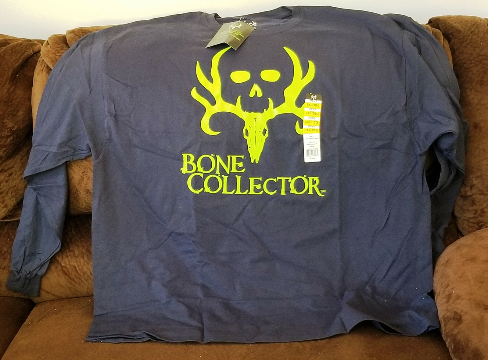Realtree Bone Collector Shirt, Blue, Size 3 XL, Long Sleeve- New with ...