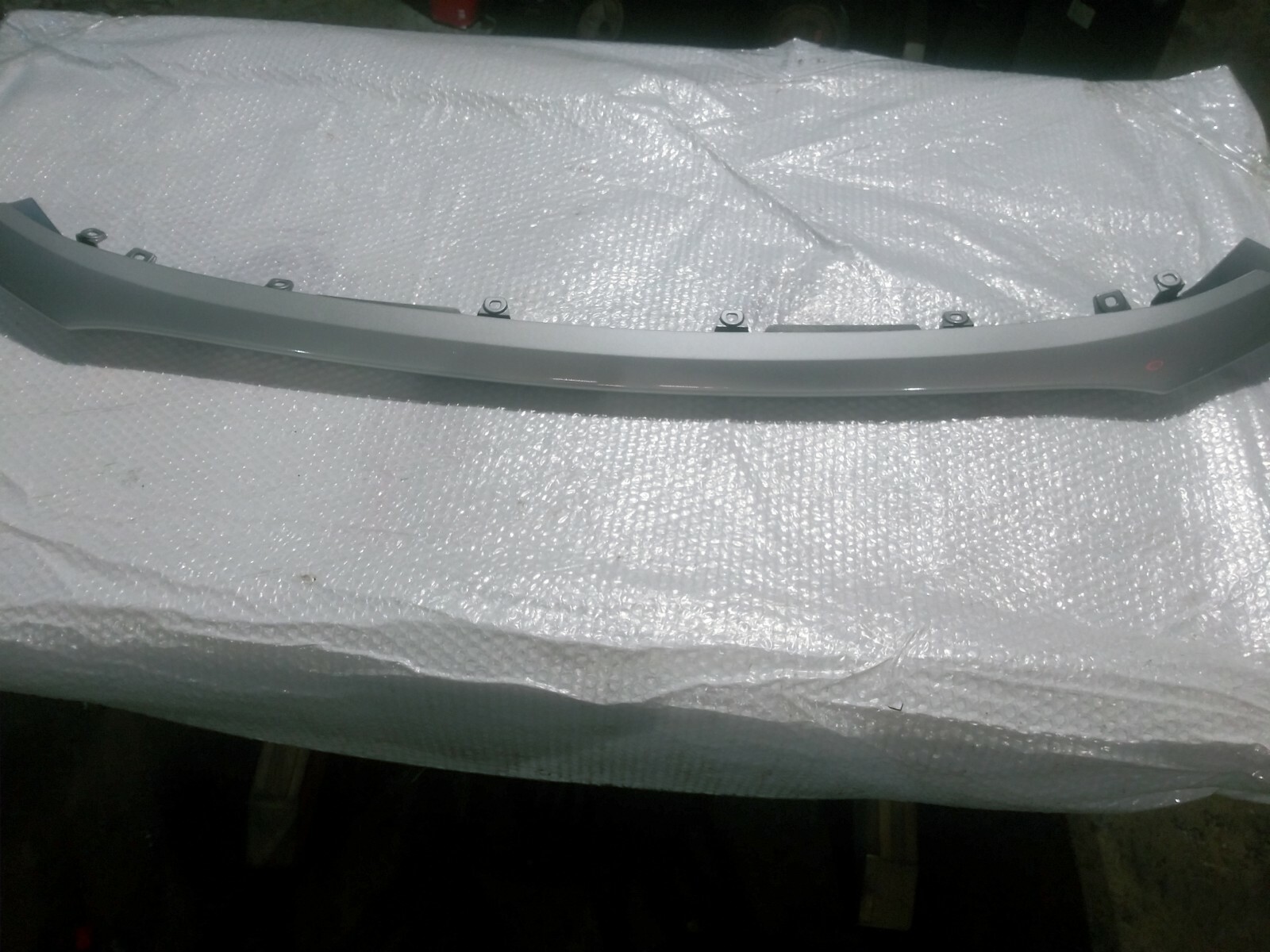MITSUBISHI OUTLANDER FRONT BUMPER COVER EXTENSION LOWER spoiler New OEM ...