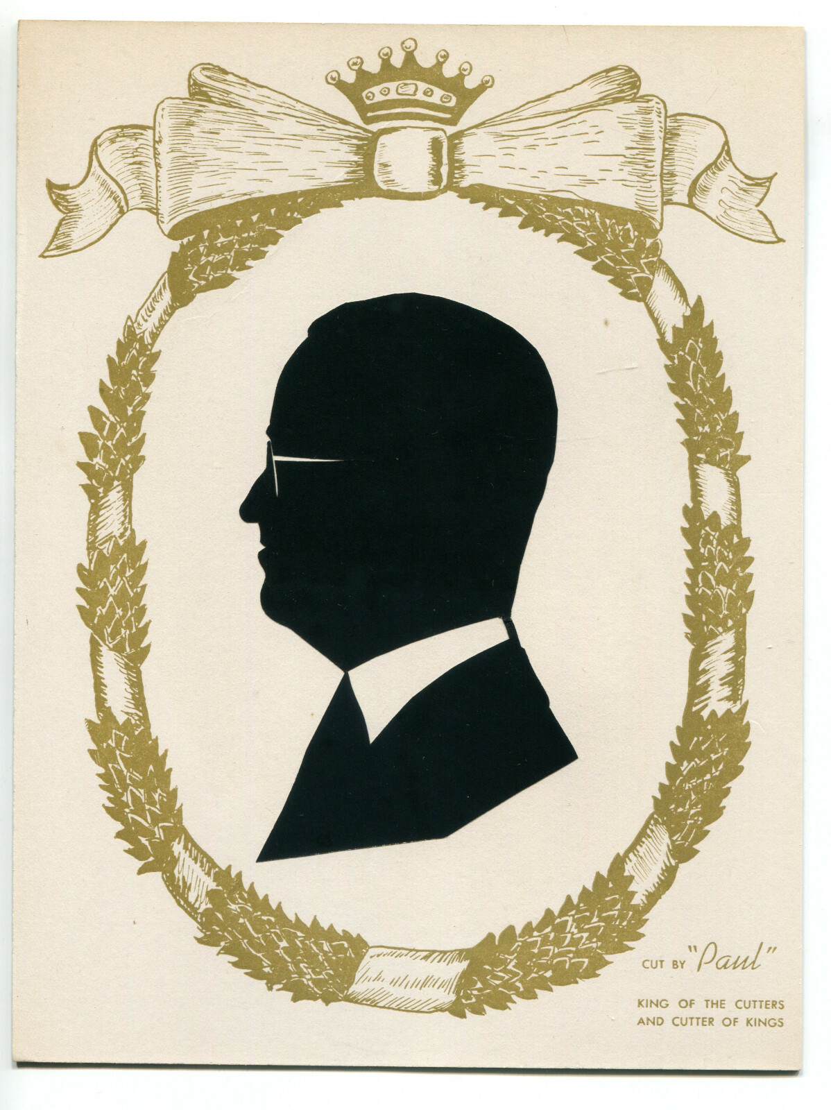 Vintage Harry Truman Silhouette, Cut by “Paul”, King of the Cutters | eBay
