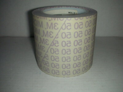 3M 51144 372L 60-0001-0208-1 Microfinishing Film 50 Mic 4" x 50' x 3 ...