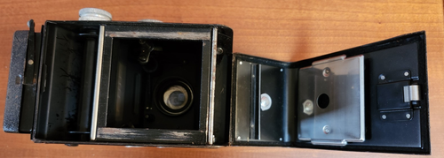 Vintage Graflex Ciro-Flex TLR Camera w/ Wollensak 85mm F3.5 Lens ...