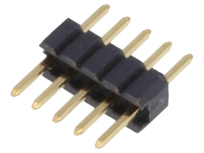 ZL319-5P pin header; pin strips; male; pin: 5; straight; 1.27mm; THT ...