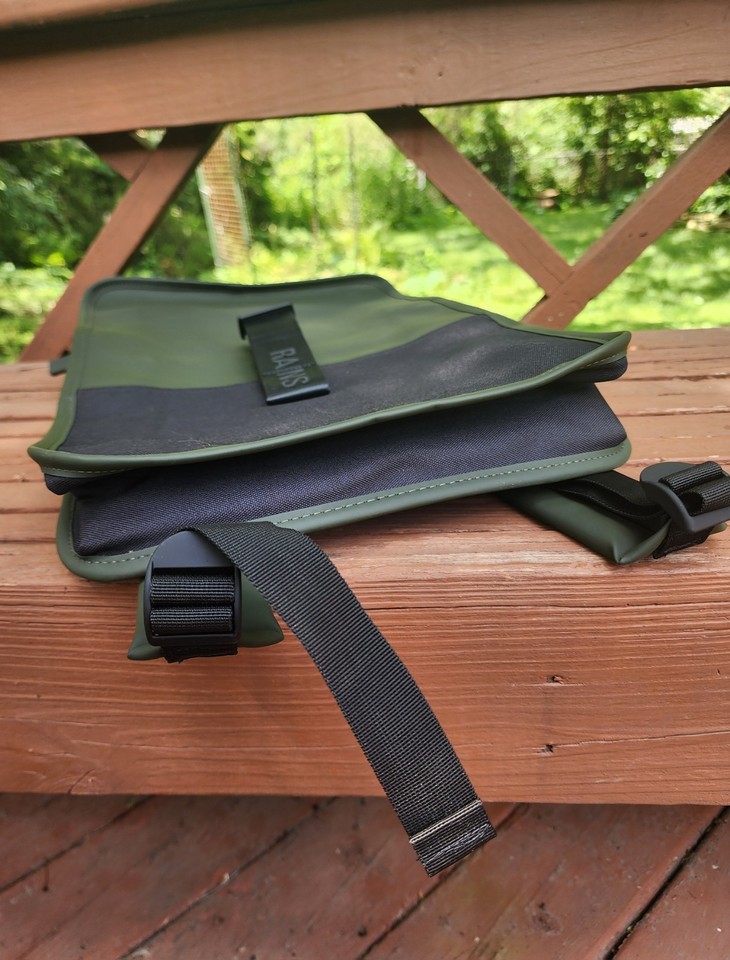 NEW $191 RAINS Trail Backpack Mini, Green/ Black | eBay