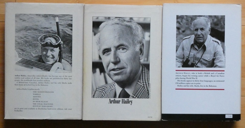 Arthur Hailey-Overload, Strong Medicine, The Evening News, Lot of 3, DJ ...