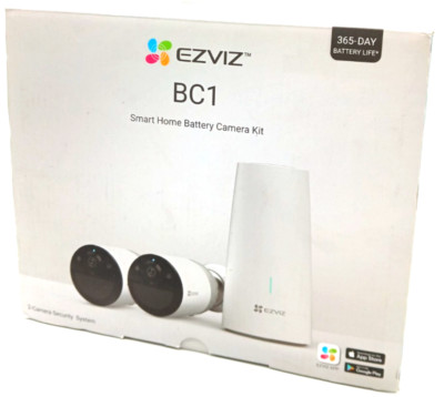 EZVIZ Smart Home Camera Kit CS-BC1-B2 1080P WIFI Motion Detection Night ...
