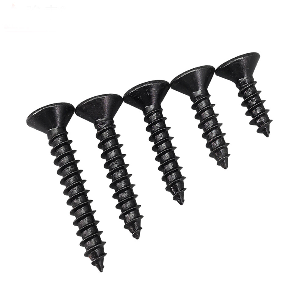 M3 M4 M5 M6 Black 8.8 Carbon Steel Hex Socket Countersunk Head Tapping ...