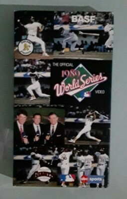 abc sports THE OFFICIAL 1989 WORLD SERIES VIDEO giants athletics VHS ...