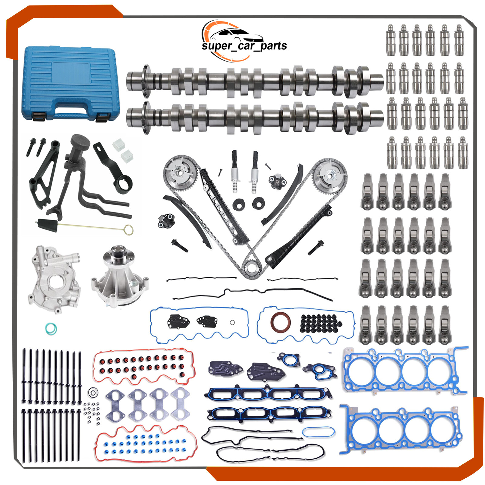 Camshaft Lifters Timing Chain Tool Kit for Ford F150 F350 Expedition ...