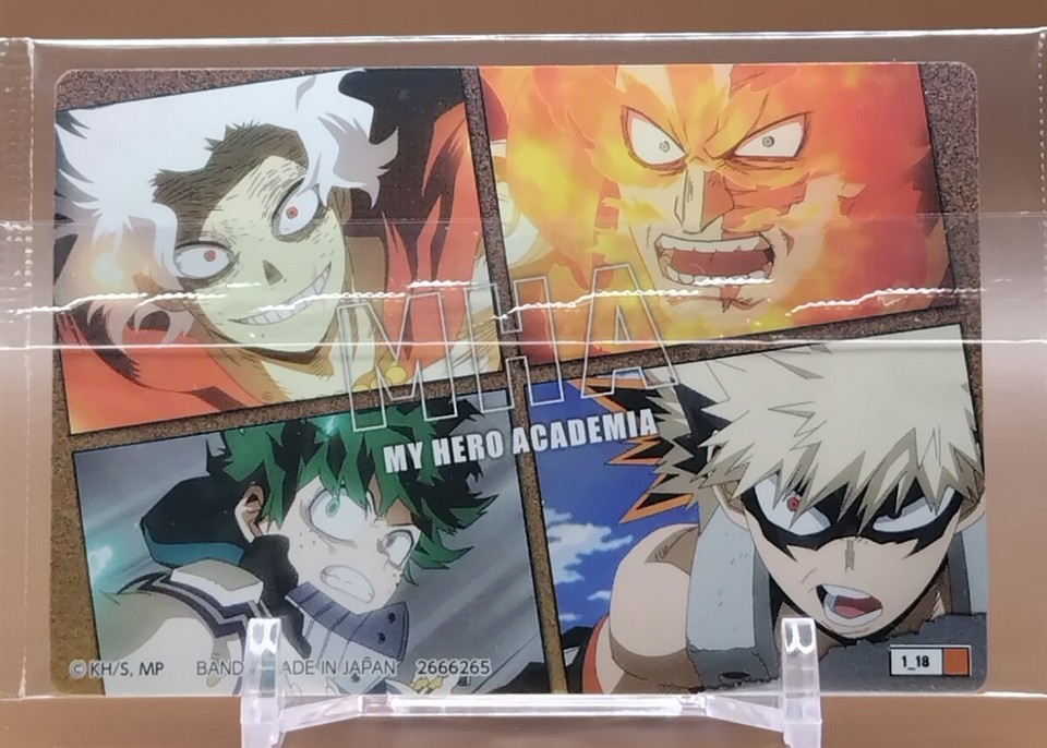 Katsumi Bakugo My Hero Academia Wafer Card Cards BANDAI Chocolate ...