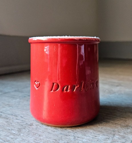 La Fermiere Limited Edition DARLING Valentines Glazed Terracotta Red ...