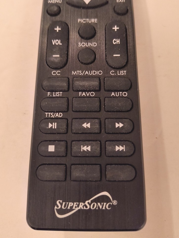 Remote Control For SuperSonic SC-1912 SC-120A SC-1512 Smart TV ...
