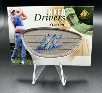 2013 SP Game Used HENRIK STENSON Inked Drivers Auto Autograph | eBay