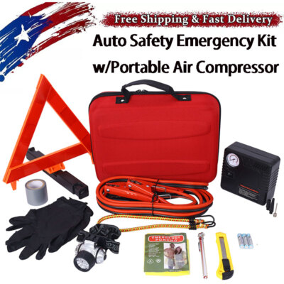 Auto Emergency Kit Set Car Tool Kit Vehicle Safety Kit Portable ...