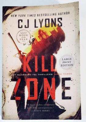Kill Zone Large Print Edition, Lucy Guardino FBI Thrillers Book 3. CJ ...