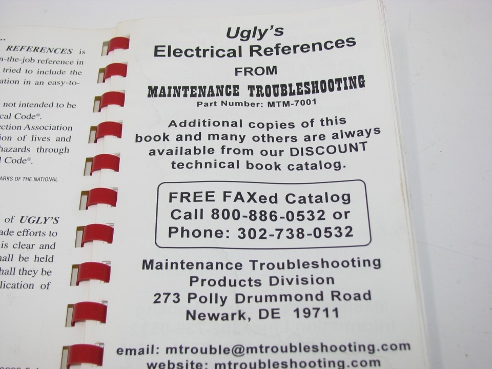 Ugly's Electrical References - Paperback By Hart, George 962322954| eBay