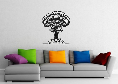 Vinyl Decal Explosion Atomic Bomb Disaster Wall Stickers Mural (ig1342 ...