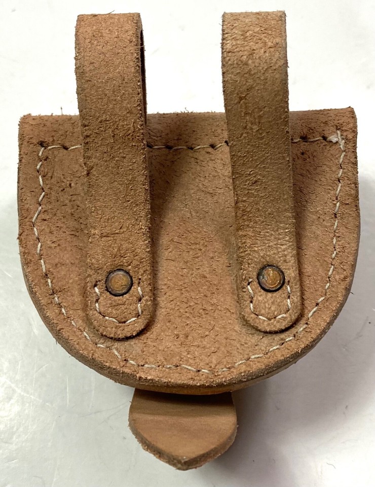 CIVIL WAR RIFLE US UNION MUSKET REGULATION CAP BELT POUCH-ROUGH SIDE ...