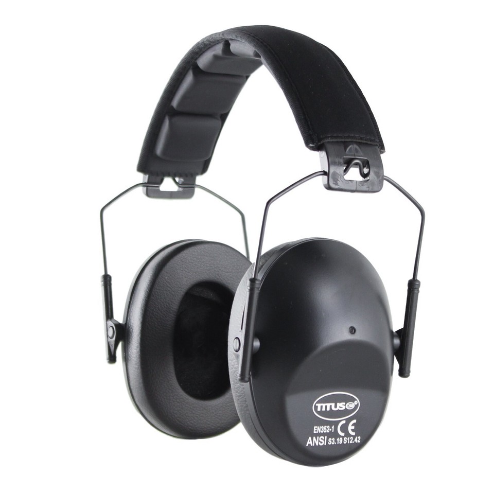 Low Profile Ear Muffs w Case 34 NRR Shooting Range Hearing Protection ...