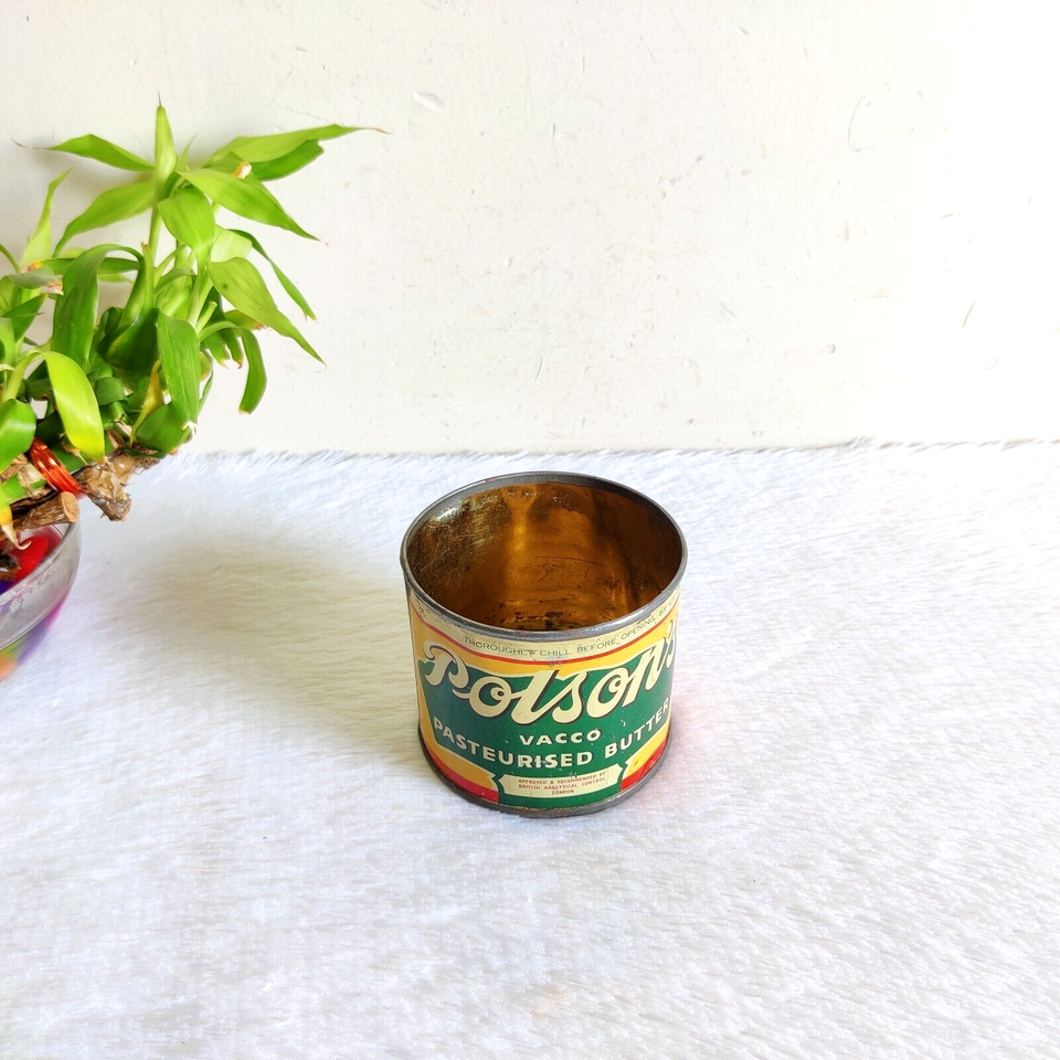 1940s Vintage Polson Butter Advertising Tin Box Old Decorative ...