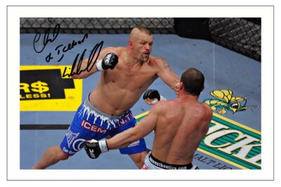 CHUCK LIDDELL Signed Autograph PHOTO Gift Signature Print UFC MMA | eBay UK