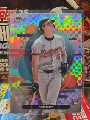 Coby Mayo 2025 Topps Finest Uncommon Checkerboard Rookie #188 | eBay