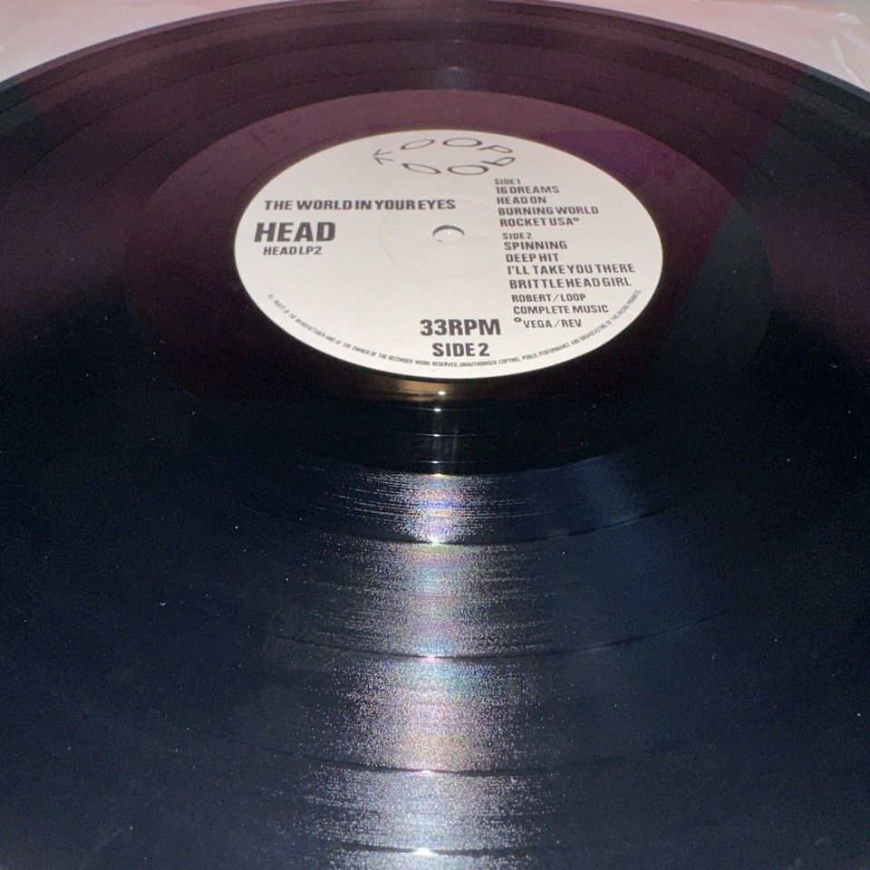 Loop ‎:The World In Your Eyes Vinyl LP Pink Sleeve Head Records HEADLP2 ...