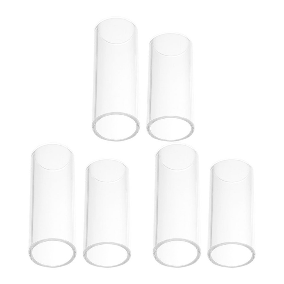 6 Pcs Guitar Parts and Accessories Portable Slides Fingertip Slider | eBay