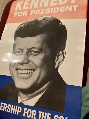 John F. Kennedy JFK for President, Leadership for the 60s Campaign ...
