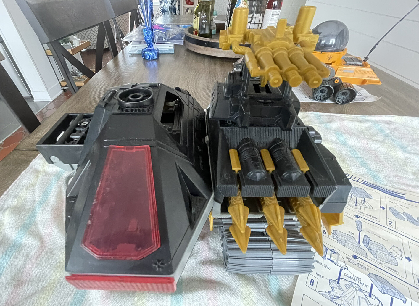 100% Complete GI Joe Destro Despoiler w Cobra D.E.M.O.N. DEMON tank ...