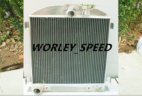 Aluminum Radiator For Aftermarket 1932 Ford Chopped Engine 32 Auto AT ...