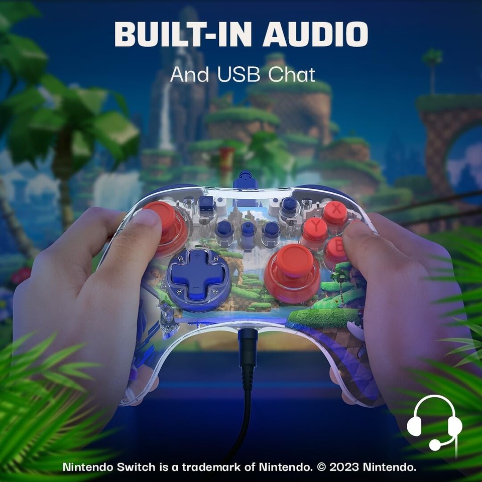 PDP REALMz Wired Controller for Nintendo Switch - Sonic the Hedgehog ...