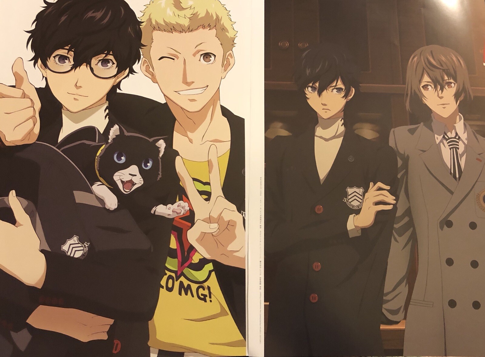 Persona 5 Ren Akira Goro Akechi Ryuji Morgana Fox Skull Morgana Crow ...