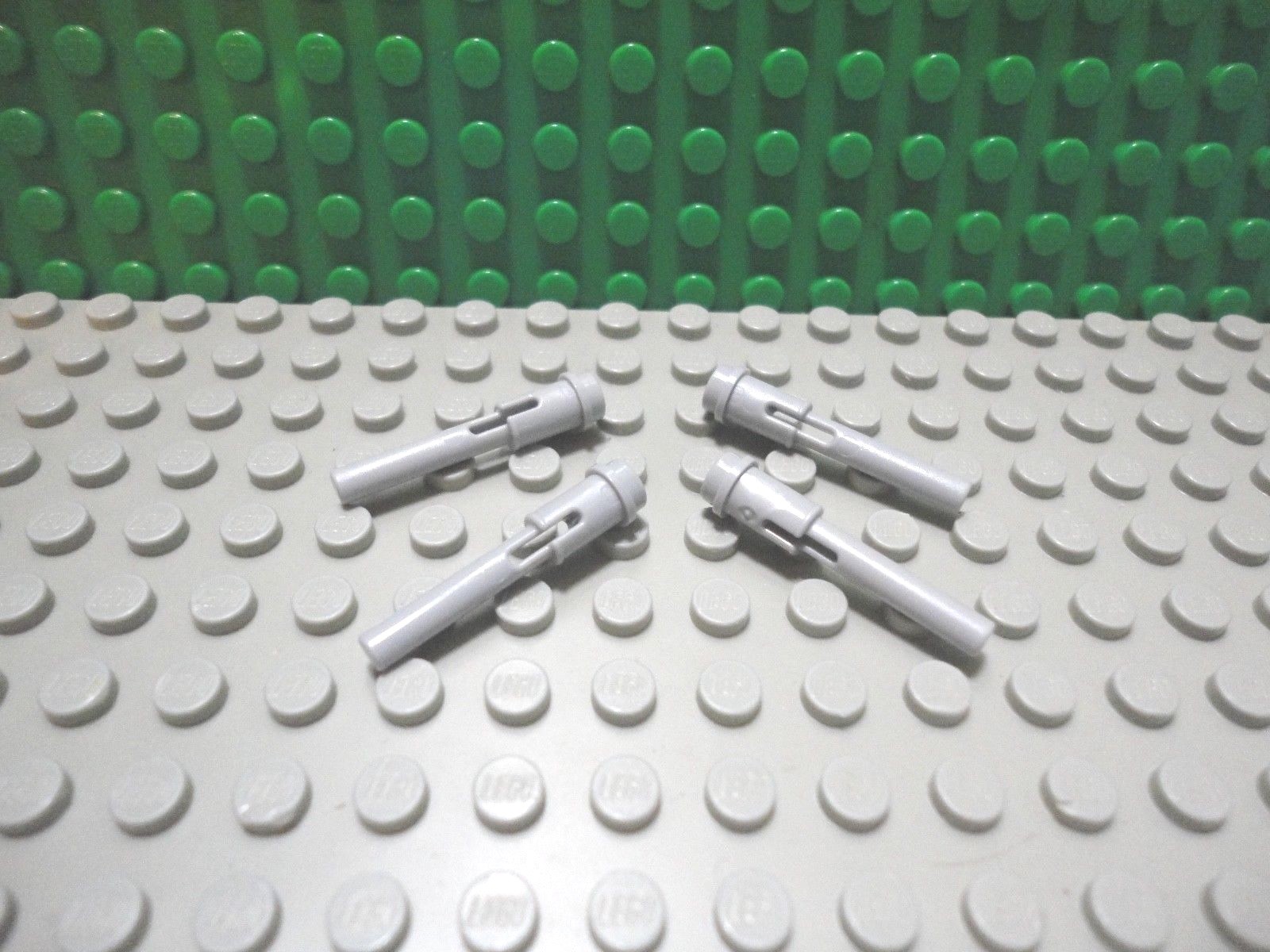 Lego 4 Light Bluish Gray technic extension pins flick missile NEW | eBay