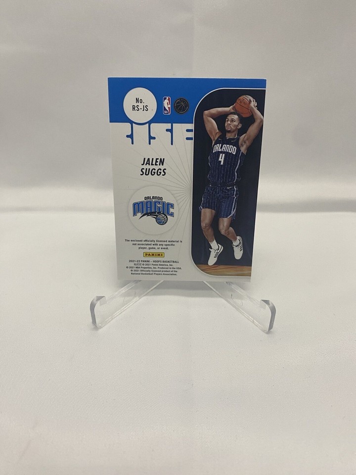 Jalen Suggs Autograph Signed 2021-22 NBA Hoops Rise N Shine Jersey ...