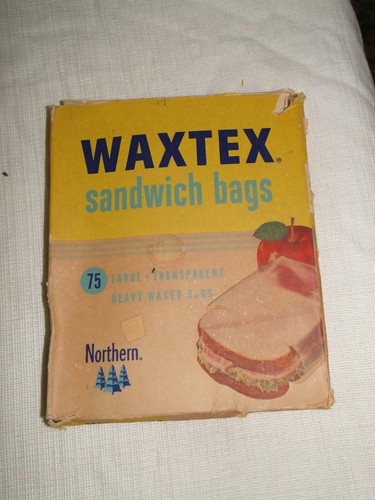 Vintage Northern Paper WAXTEX Sandwich Bags - Open Package | eBay