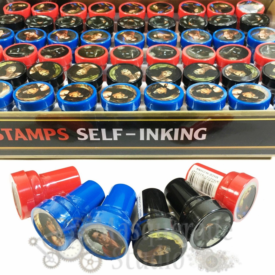 Disney Marvel DC Nickelodeon Self Inking Stamps for Kids 60pc Stampers ...