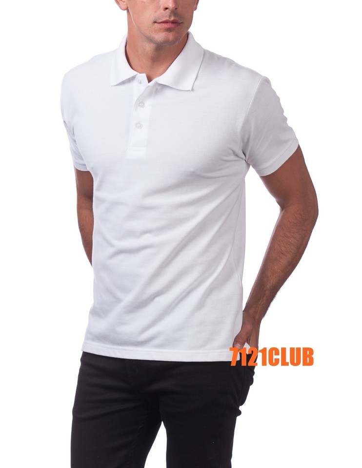 PRO CLUB MEN'S GOLF WEAR POLO TEE SHIRTS COLOR SHIRT PROCLUB BIG AND ...