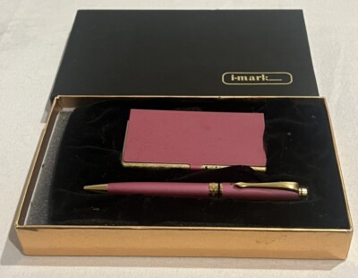 Vintage Unused In Box I Mark IMark Pen And Business Card Case Set | eBay