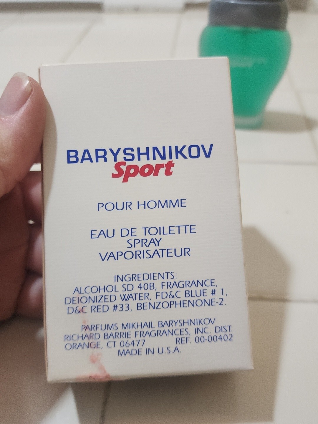 BARYSHNIKOV SPORT by MIKHAIL Men Cologne 1.7oz EDT Spray Rare ...